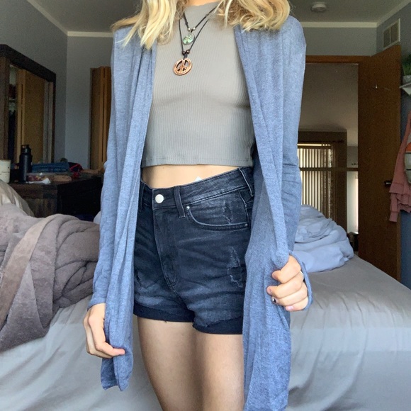 Express | Sweaters | Grey Express Cardigan | Poshmark